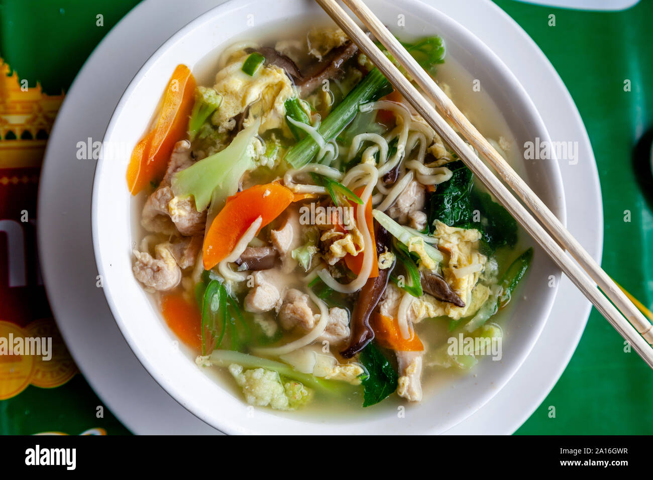 Typical Burmese Food, Nyaung Shwe, Lake Inle, Shan State, Myanmar Stock ...