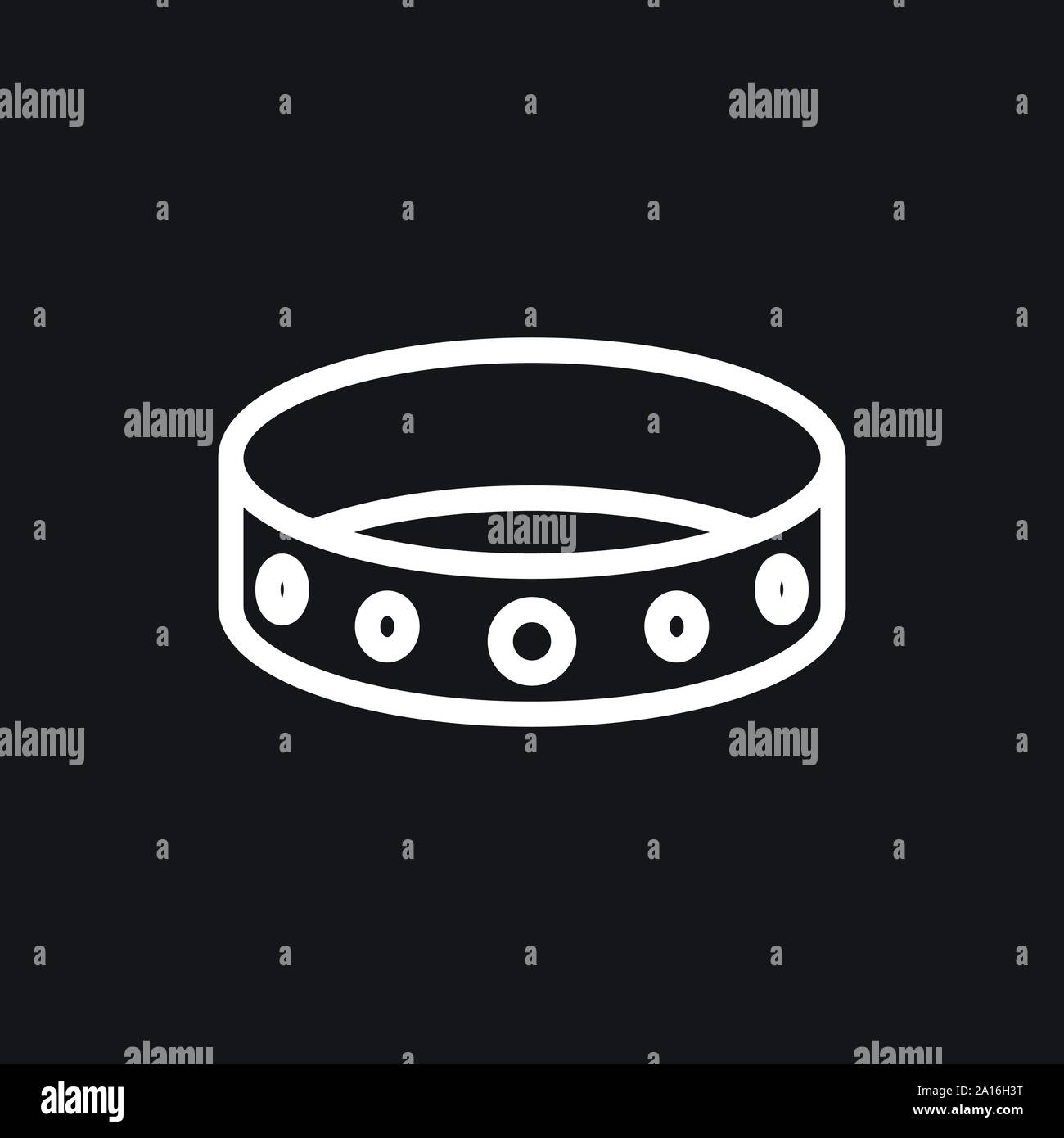 Gold heart bracelet Stock Vector Images - Alamy