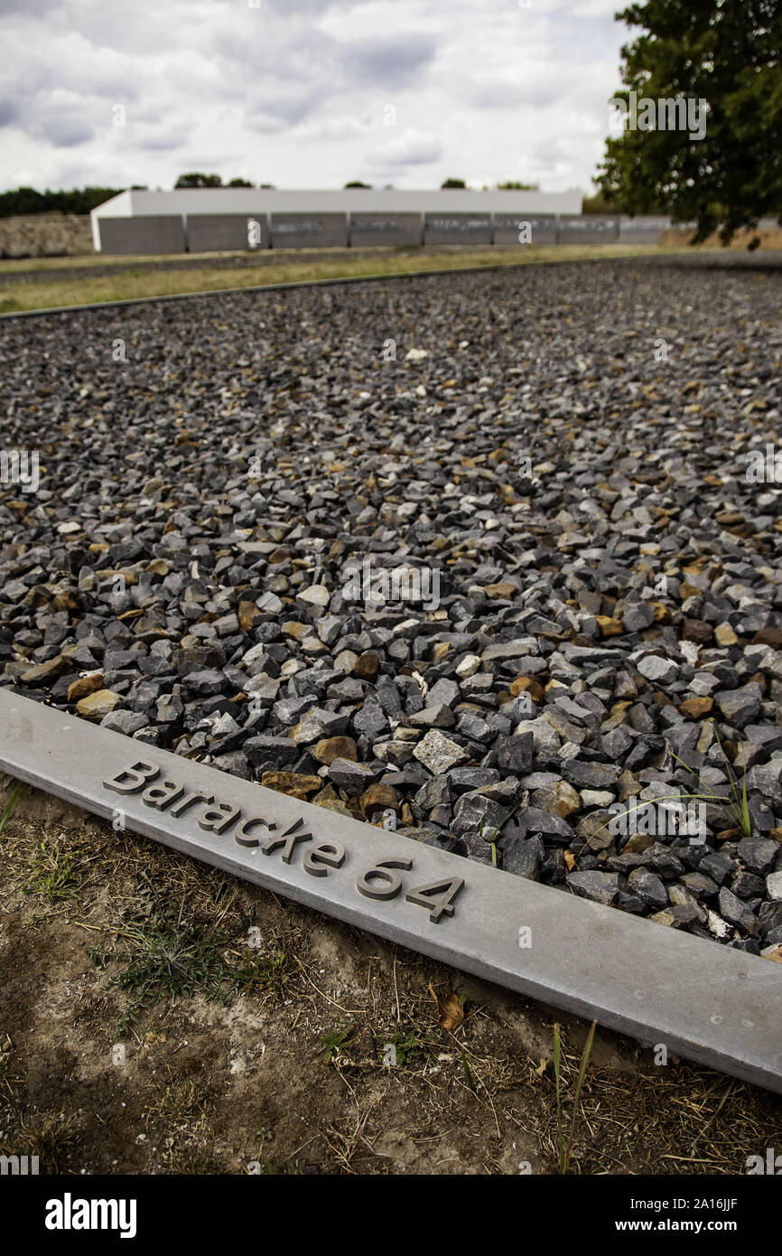 BERLIN, GERMANY: September 08, 2019: Guard tower in Gedenkstätte und ...
