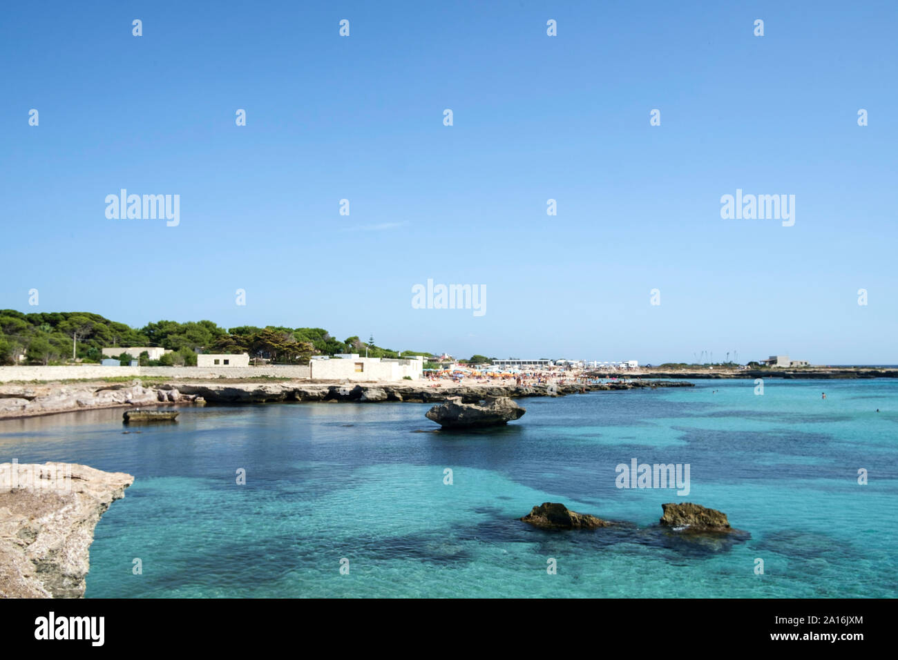 Favignana island, Sicily, Italy. View of Lido Burrone beach Stock Photo ...