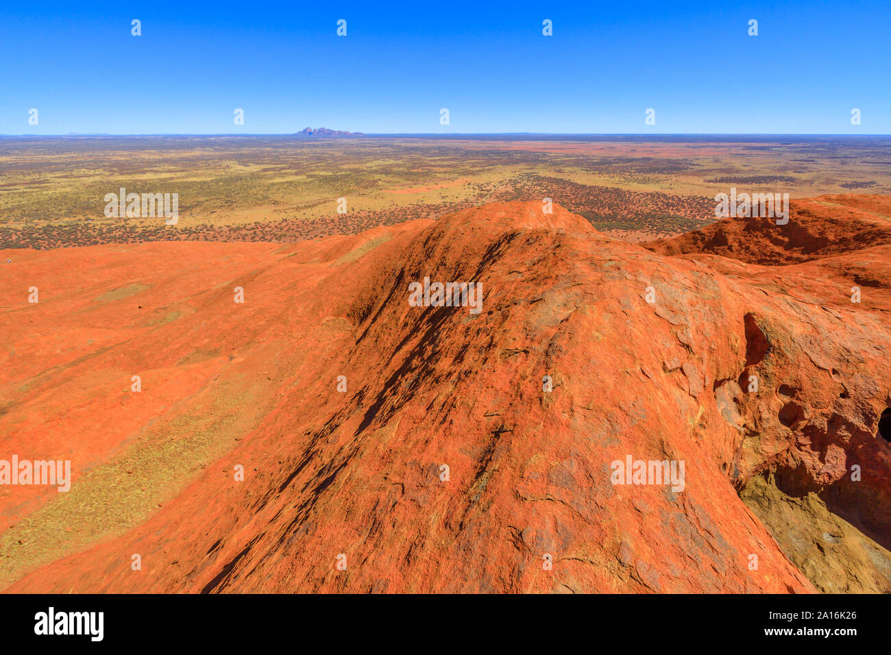 Uluru aerial hi-res stock photography and images - Alamy