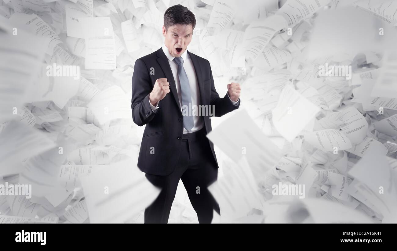 Flying business documents hi-res stock photography and images - Alamy