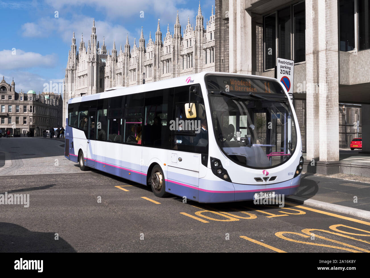 dh Single decker bus TRANSPORTATION ABERDEEN First bus Wright ...