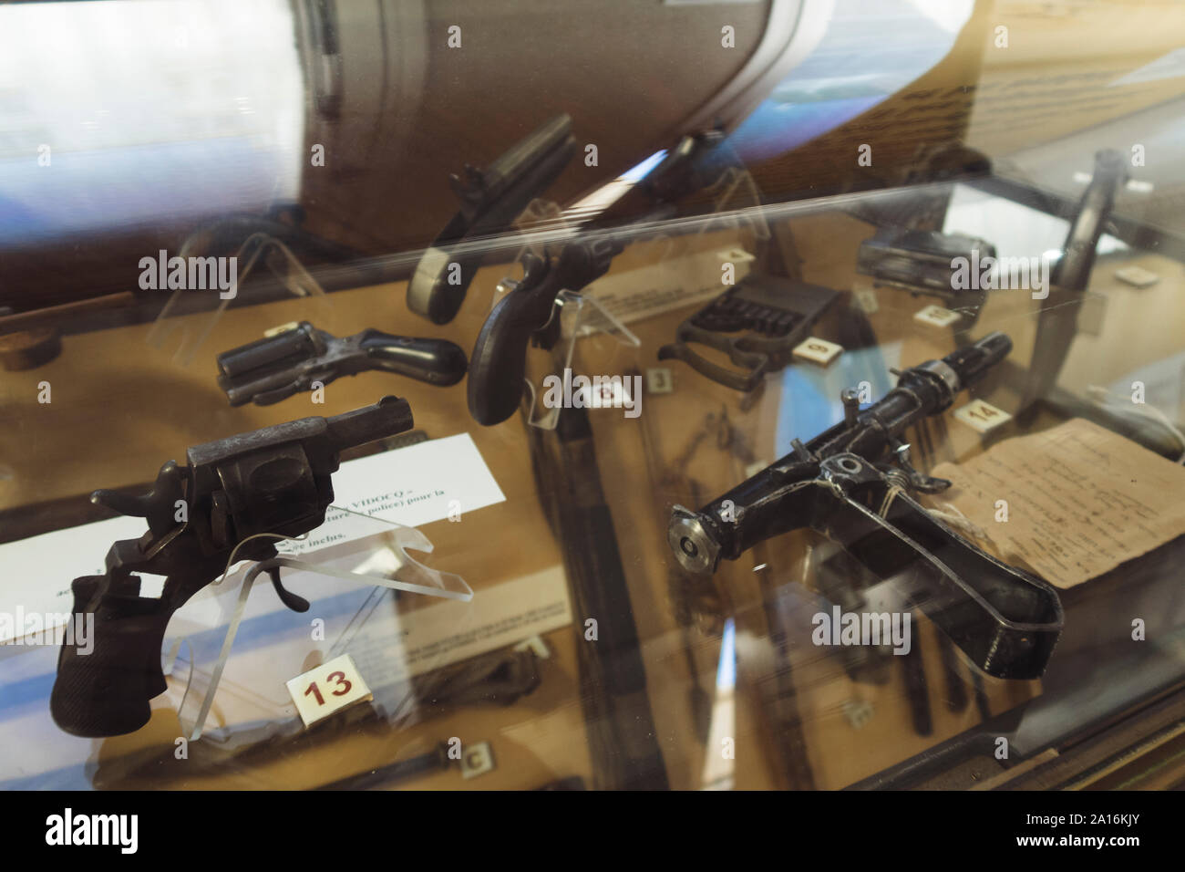 Paris, France - Sept 03, 2019:Exhibition in the "Musee de la Prefecture ...