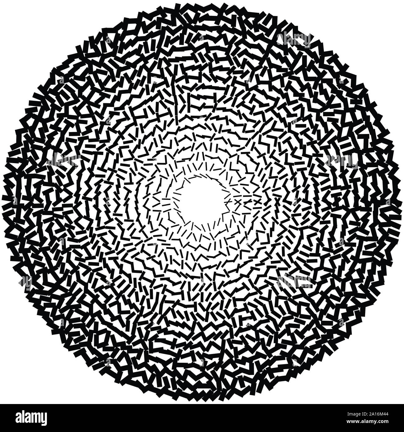 Semi Abstract Circle S Design