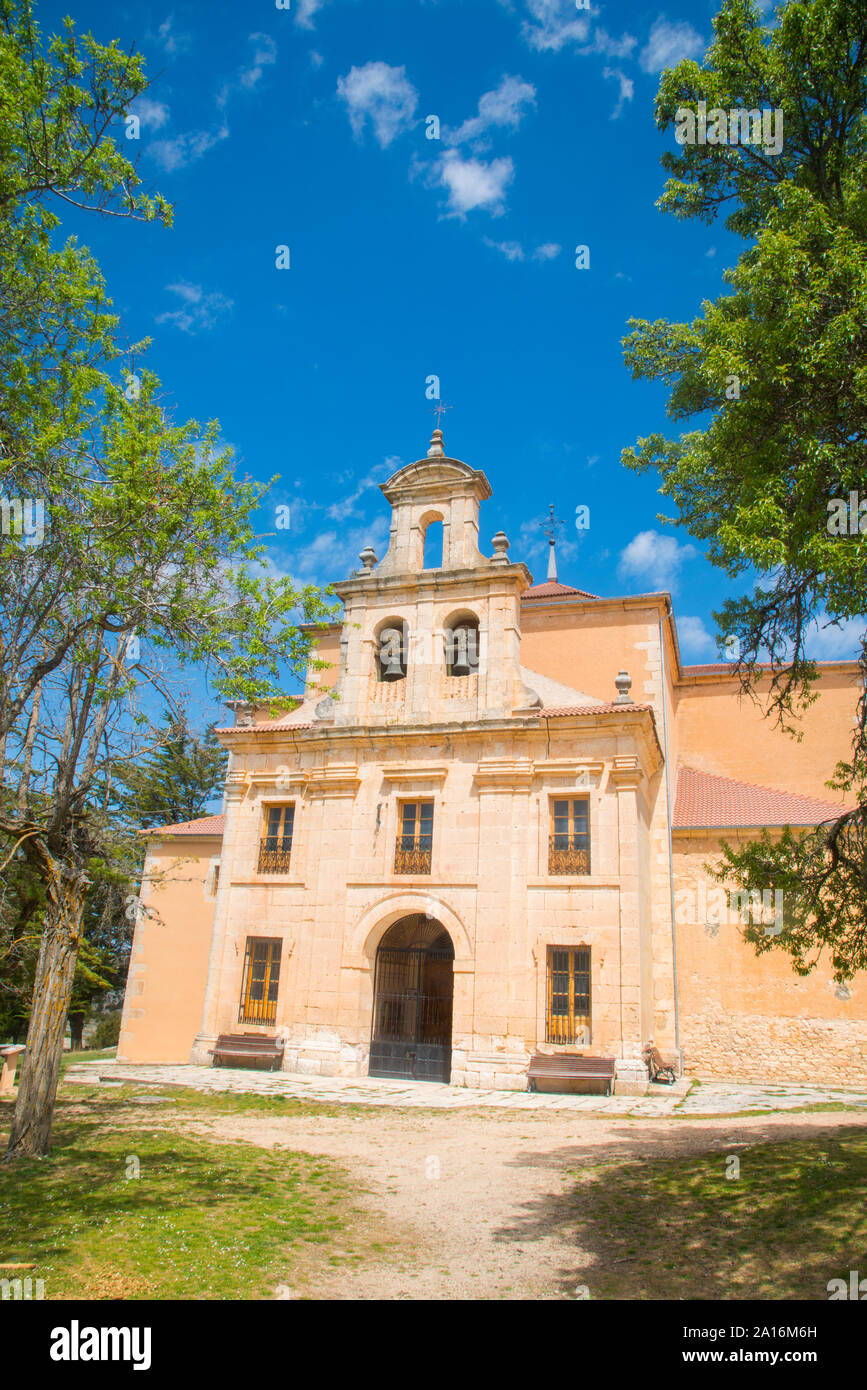 Church. Moral de Hornuez, Segovia province, Castilla Leon, Spain Stock ...