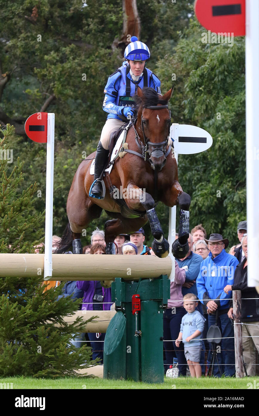 Imogen Murray - Ivar Gooden - Burghley Horse Trials 2019 Stock Photo ...