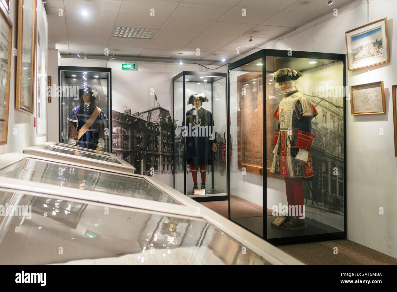 Paris, France - Sept 03, 2019:Exhibition in the "Musee de la Prefecture ...