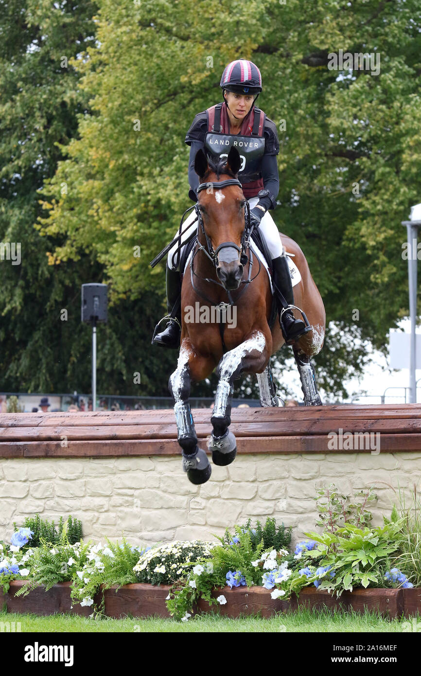 Sarah Bullimore - Reve Du Rouet - Burghley Horse Trials 2019 Stock ...