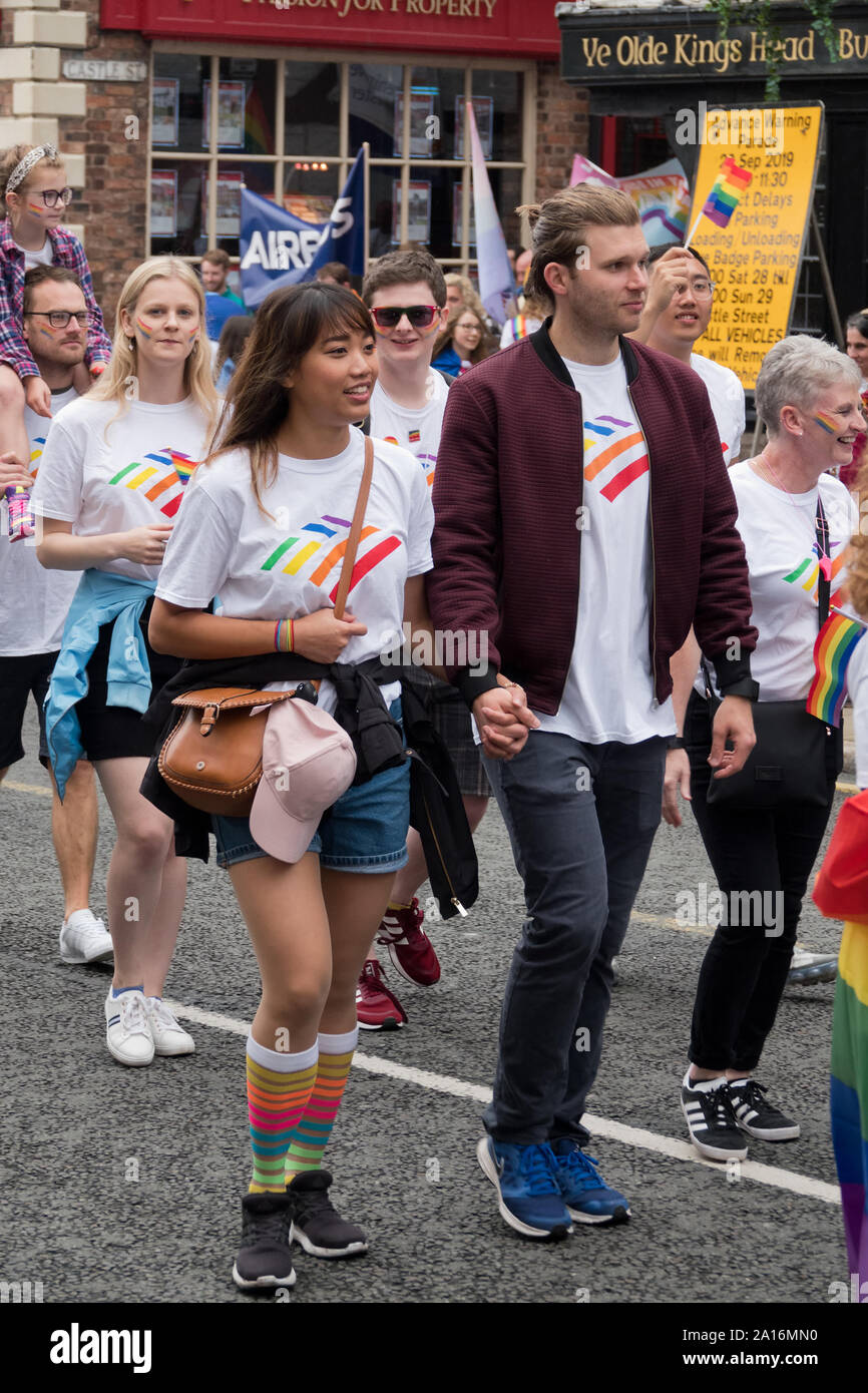 The 2019 Chester Pride Festival Parade Stock Photo - Alamy