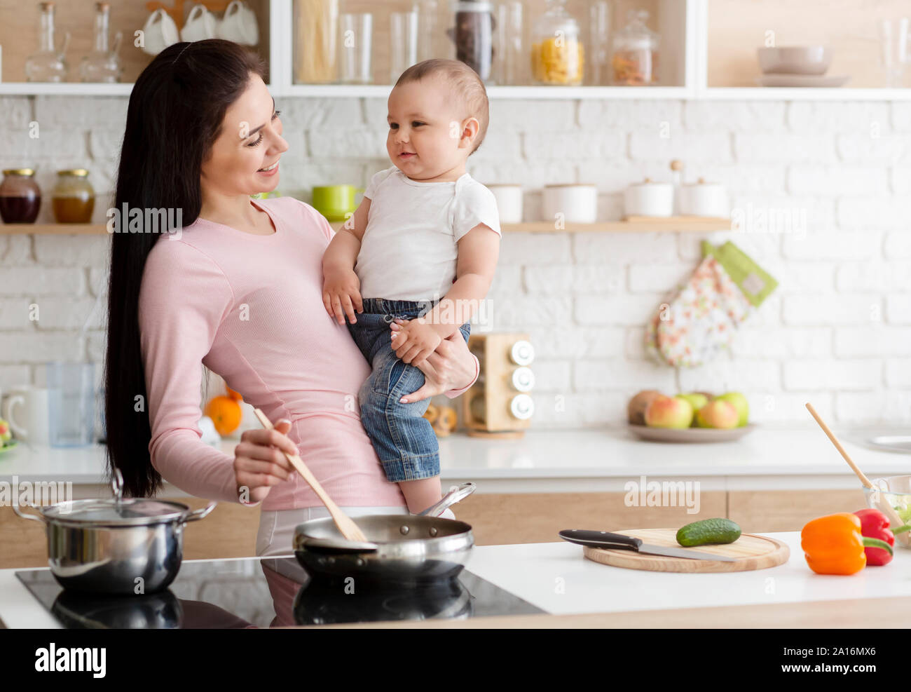 Baby kitchen hi-res stock photography and images - Alamy