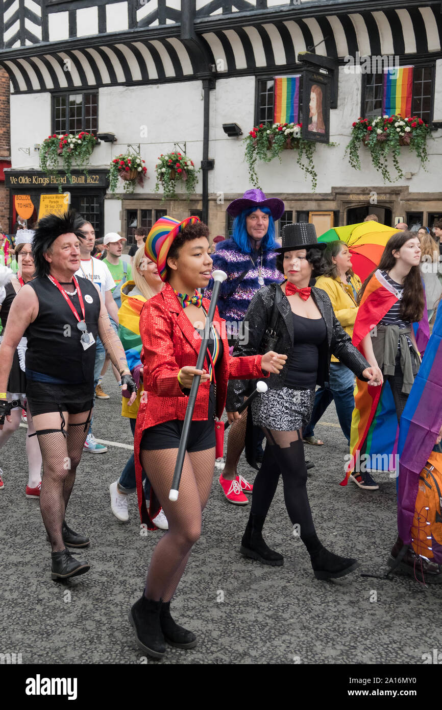 2019 Chester Pride Festival parade Stock Photo - Alamy