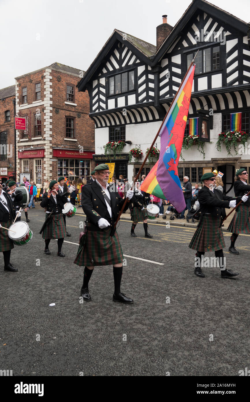 2019 Chester Pride Festival parade Stock Photo - Alamy