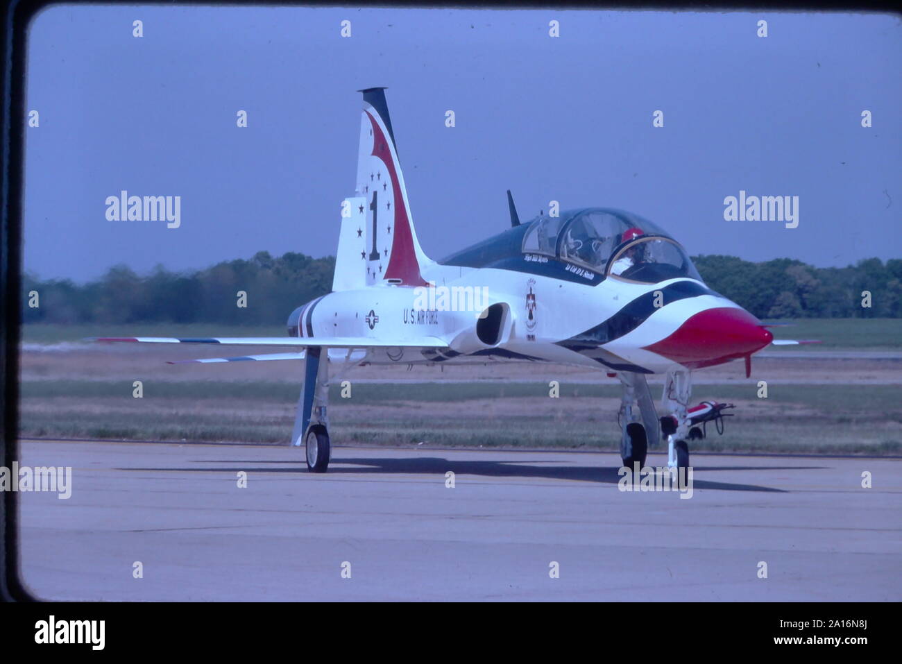 USAF Flight Demonstration team at Andrews Air Force base in Washington ...