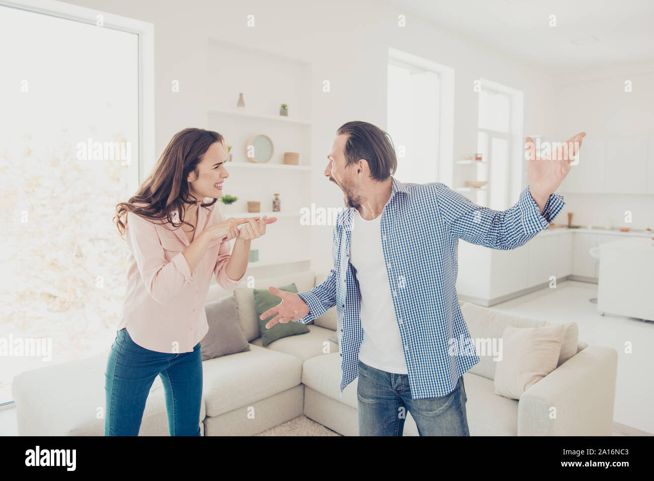 Anxious argue hi-res stock photography and images - Alamy