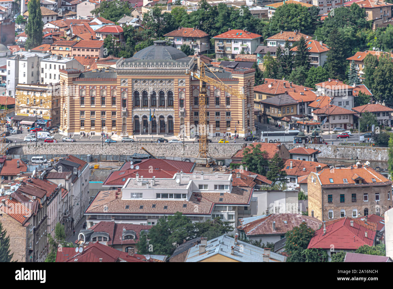 Modern cityscape sarajevo hi-res stock photography and images - Alamy