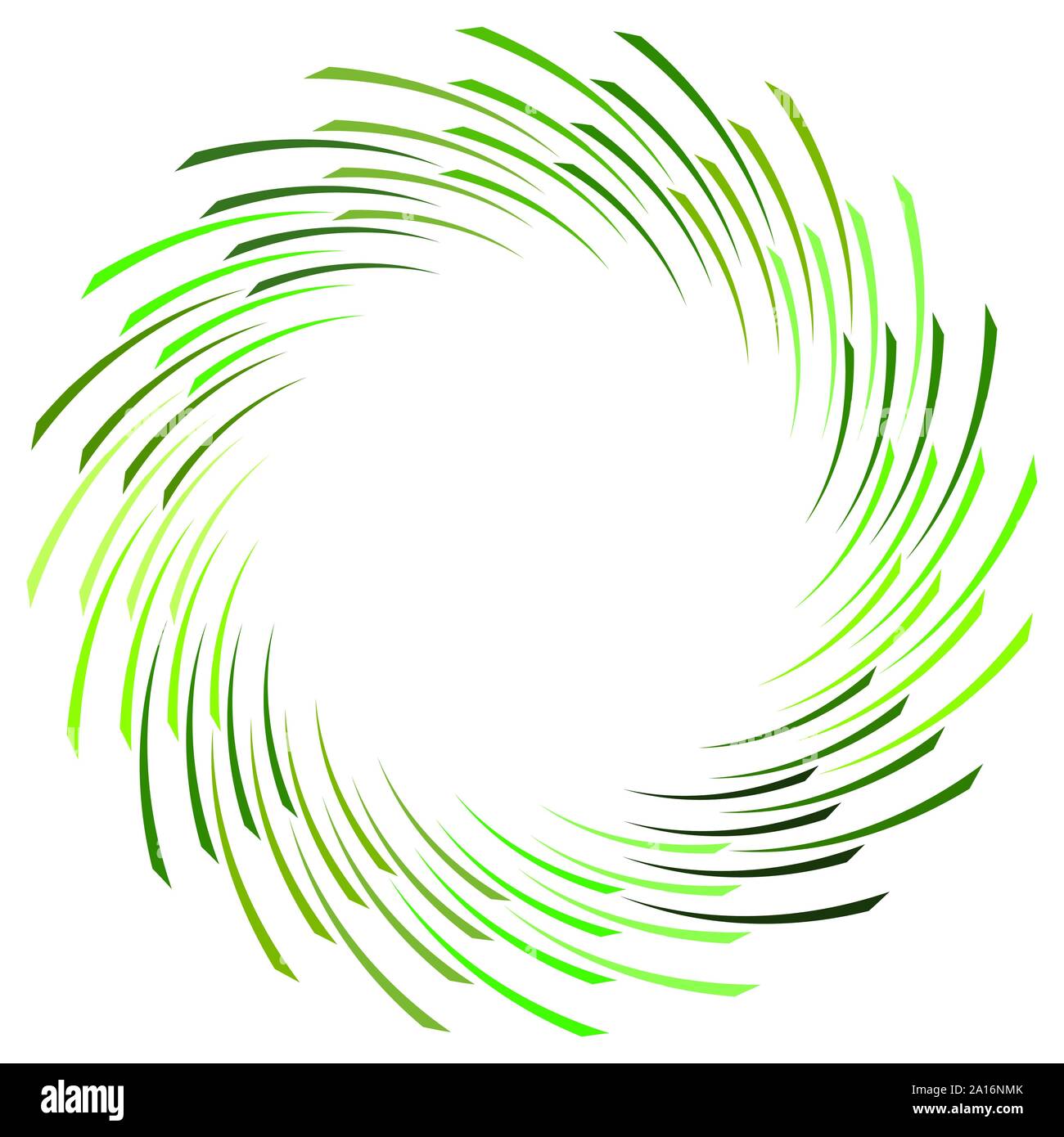 Abstract spiral, twist. Radial swirl, twirl curvy, wavy lines element ...