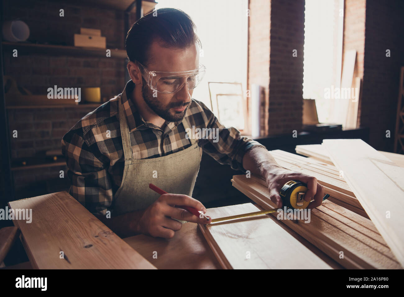 Designer people person repair fix handyman concept. Cropped clos Stock ...