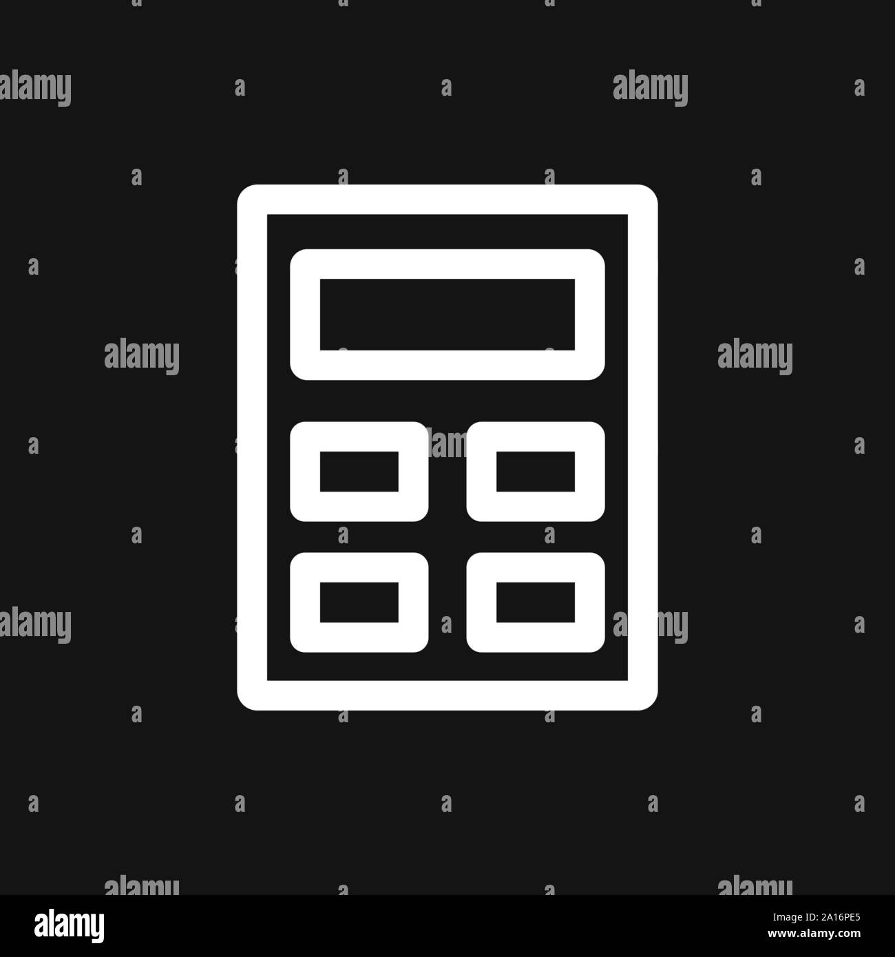 Business education concept calculator Black and White Stock Photos ...