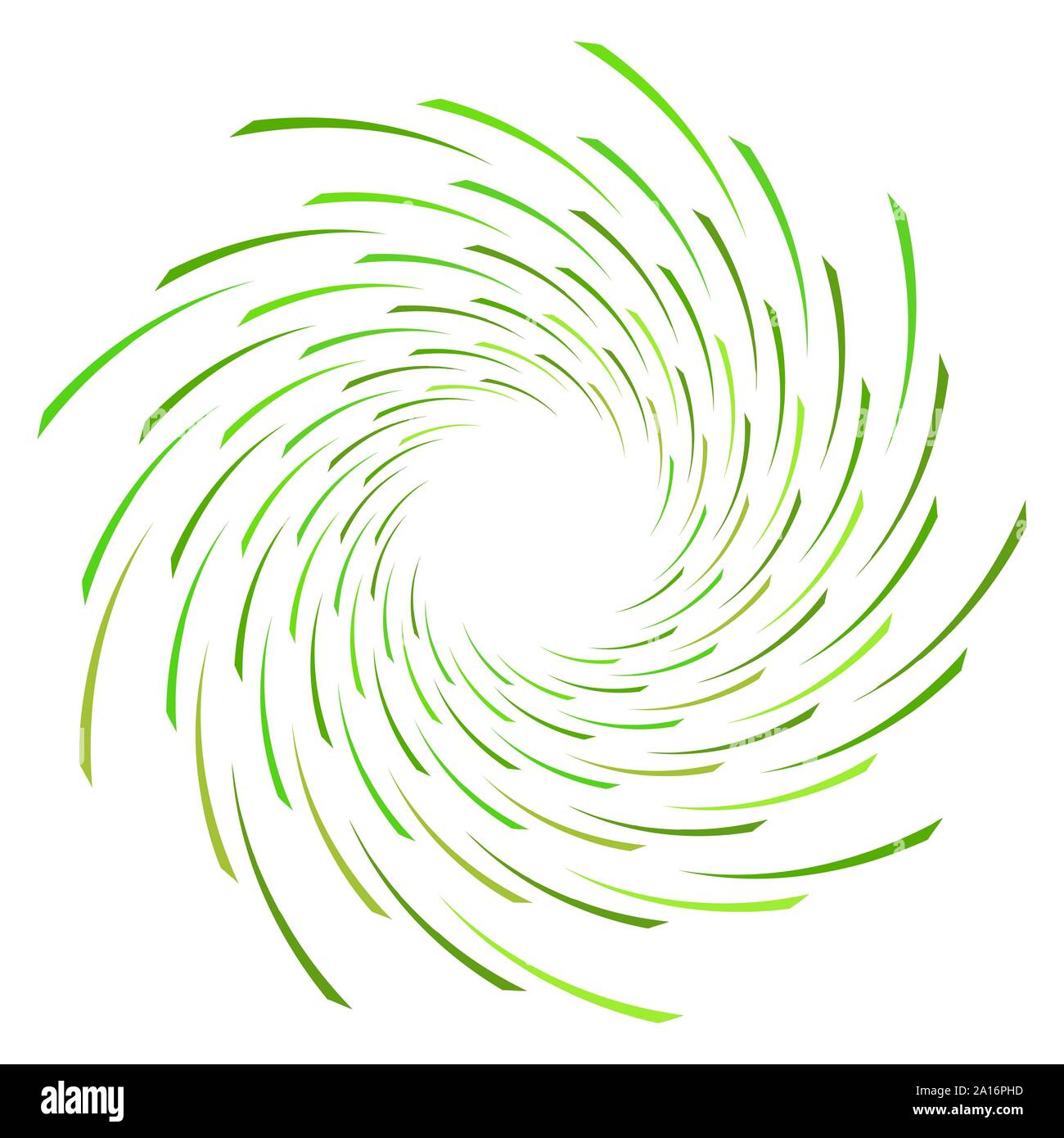 Abstract spiral, twist. Radial swirl, twirl curvy, wavy lines element ...