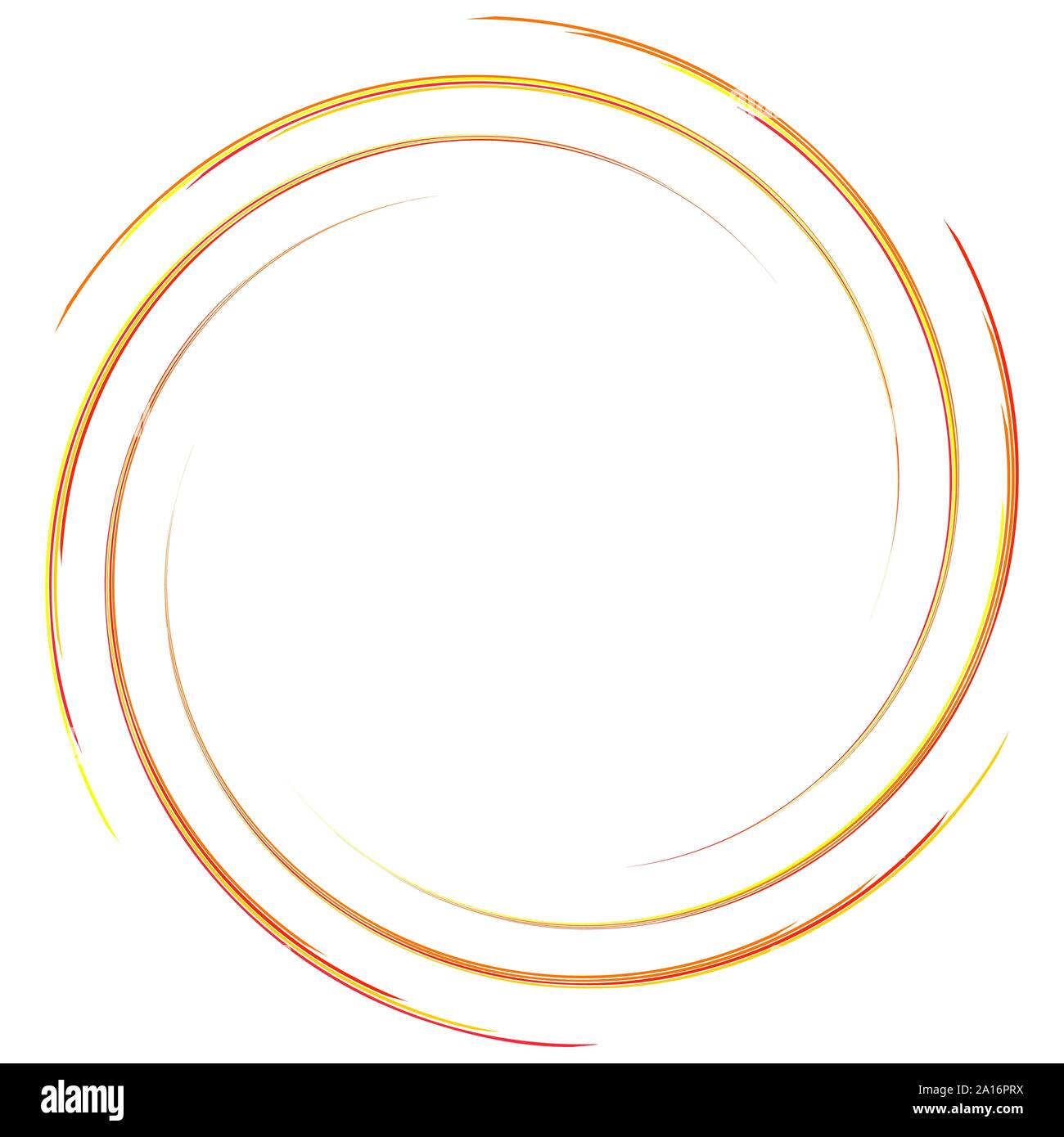 Abstract spiral, twist. Radial swirl, twirl curvy, wavy lines element ...