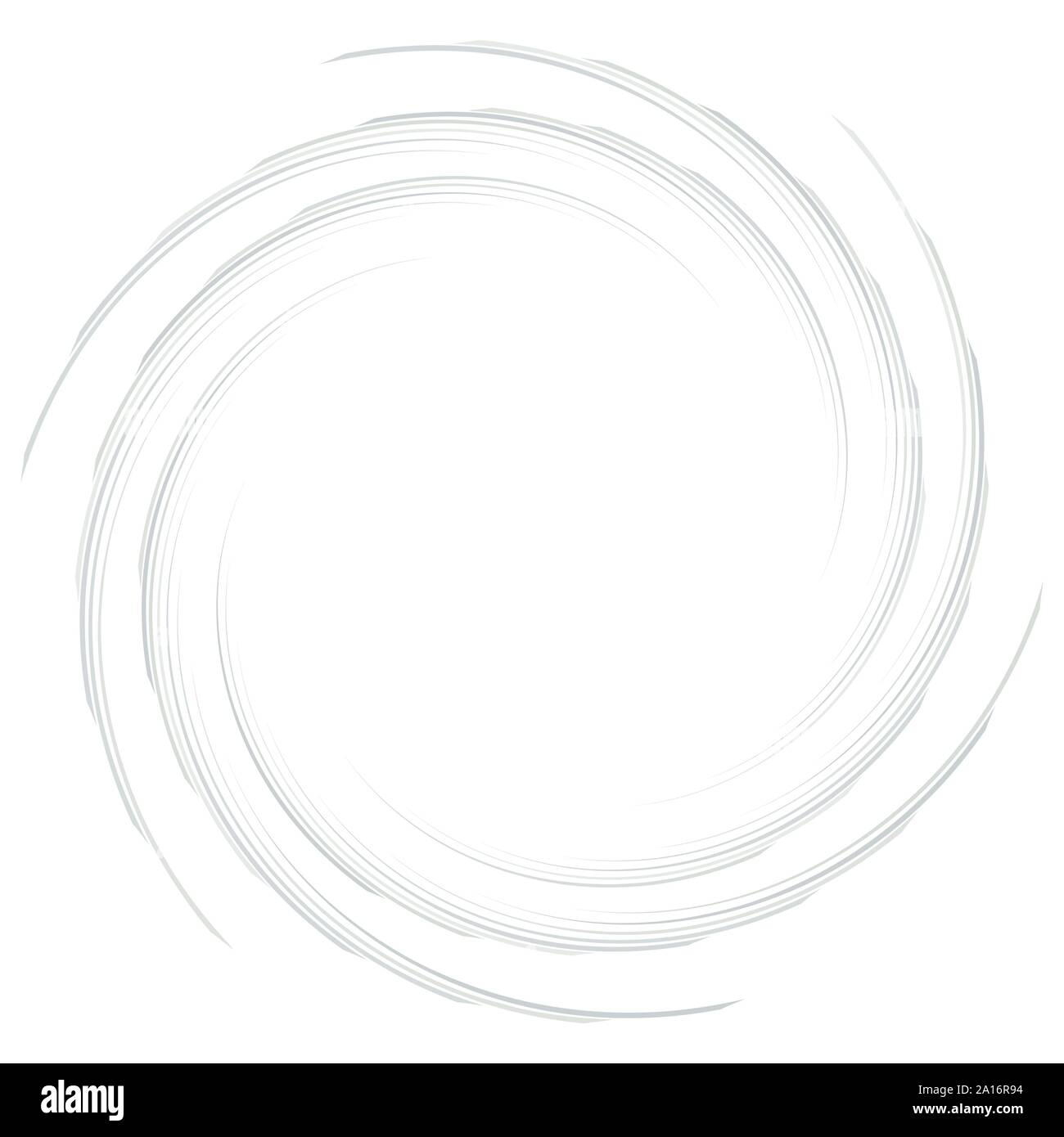 Abstract spiral, twist. Radial swirl, twirl curvy, wavy lines element ...