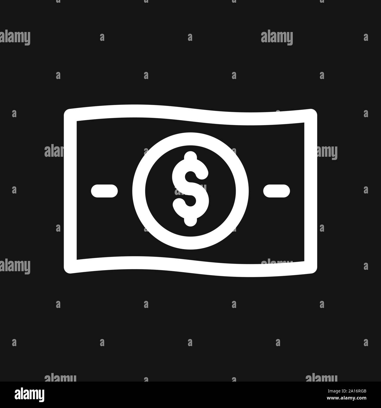 Money. Line Icon Vector illustration. Payment system Stock Vector Image ...