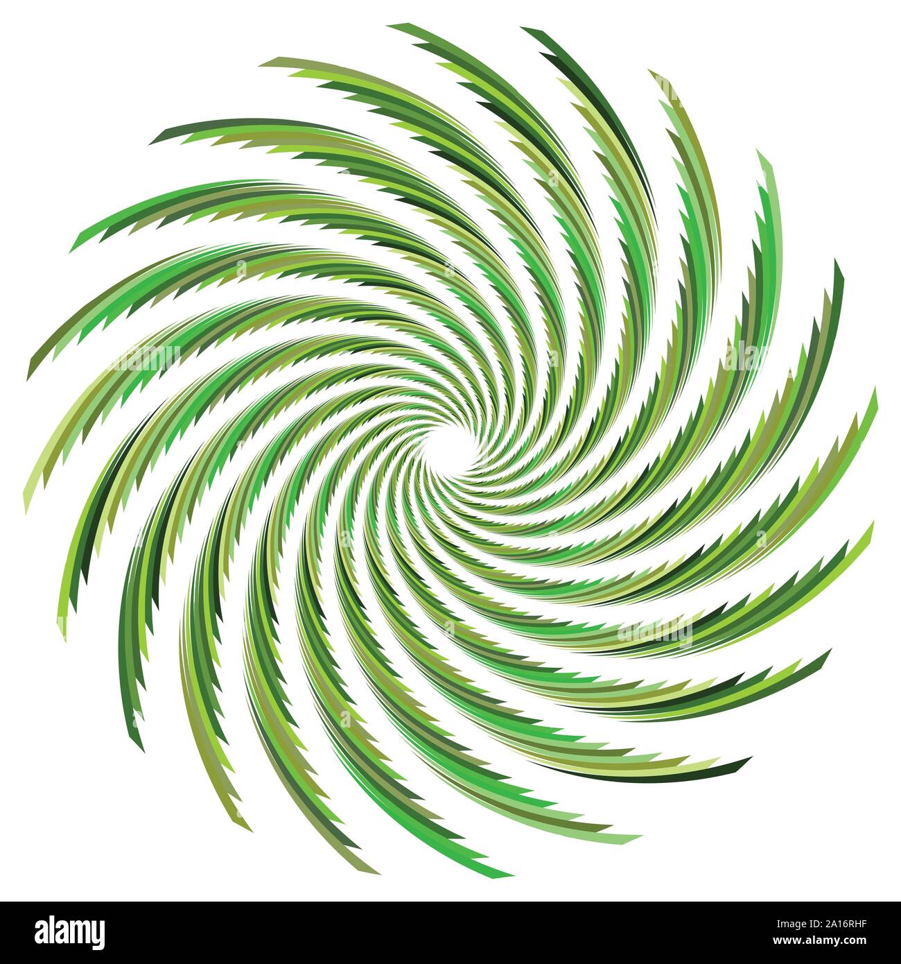Abstract spiral, twist. Radial swirl, twirl curvy, wavy lines element ...