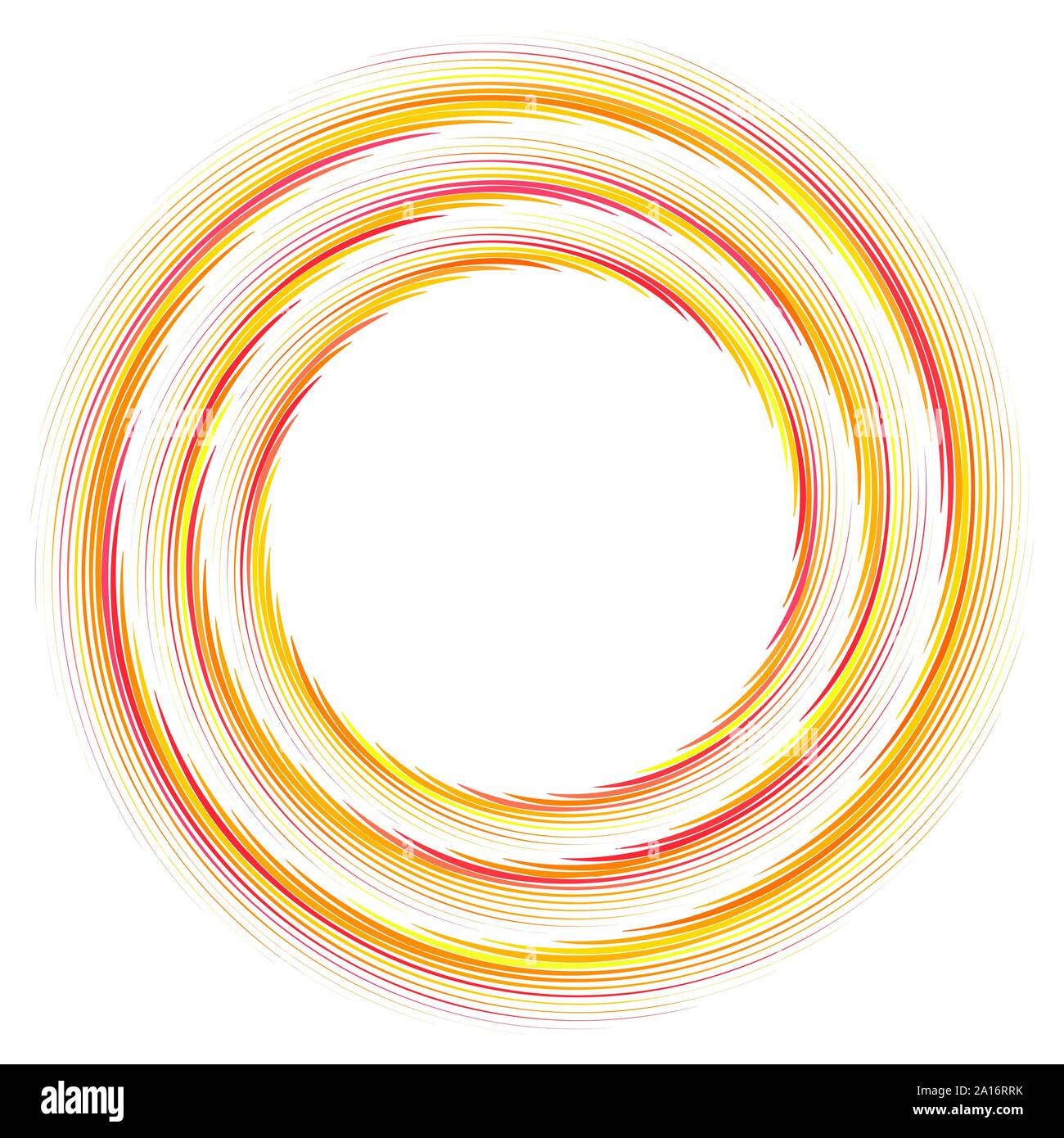 Abstract spiral, twist. Radial swirl, twirl curvy, wavy lines element ...