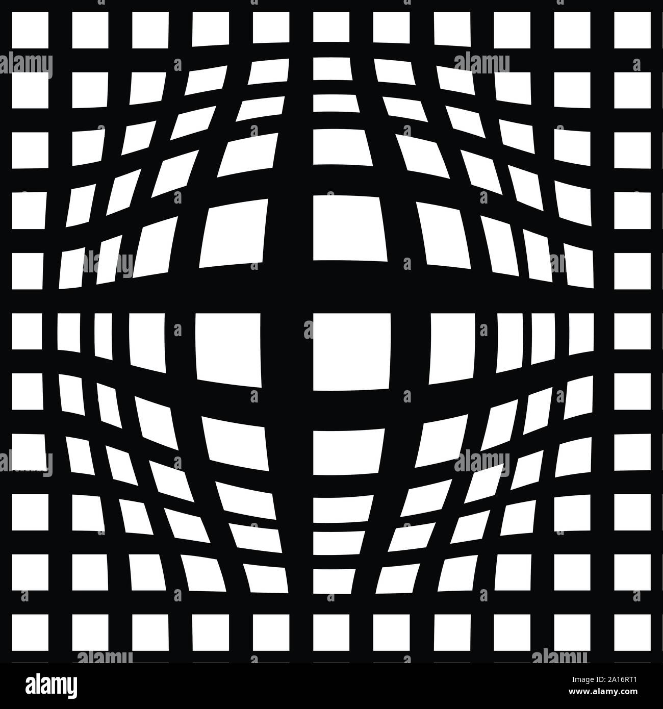 3D circular burst. Convex globe, sphere, orb distort. Inflate design ...