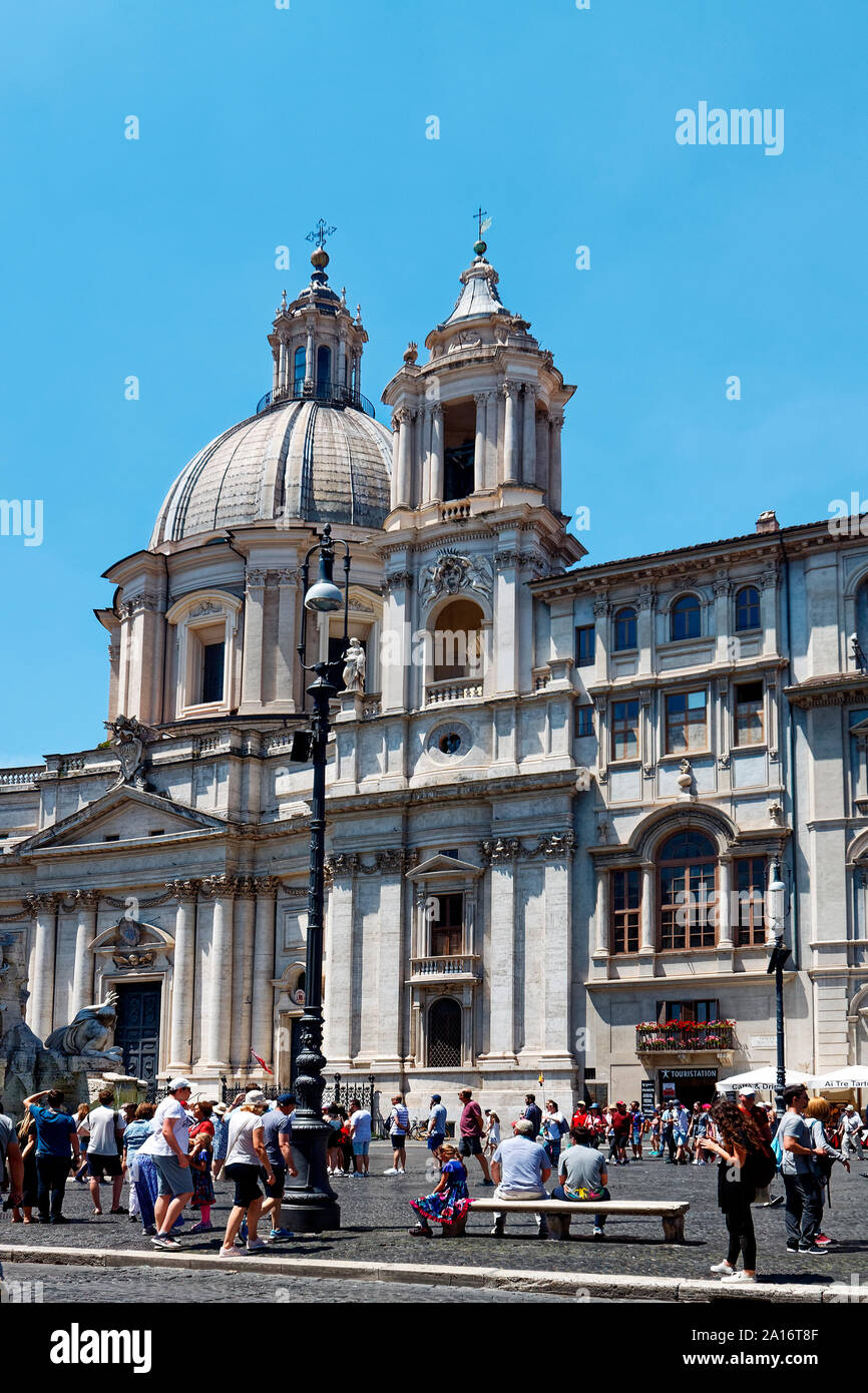 St. Agnes in Agone Church; Catholic; old religious building; 1652 ...