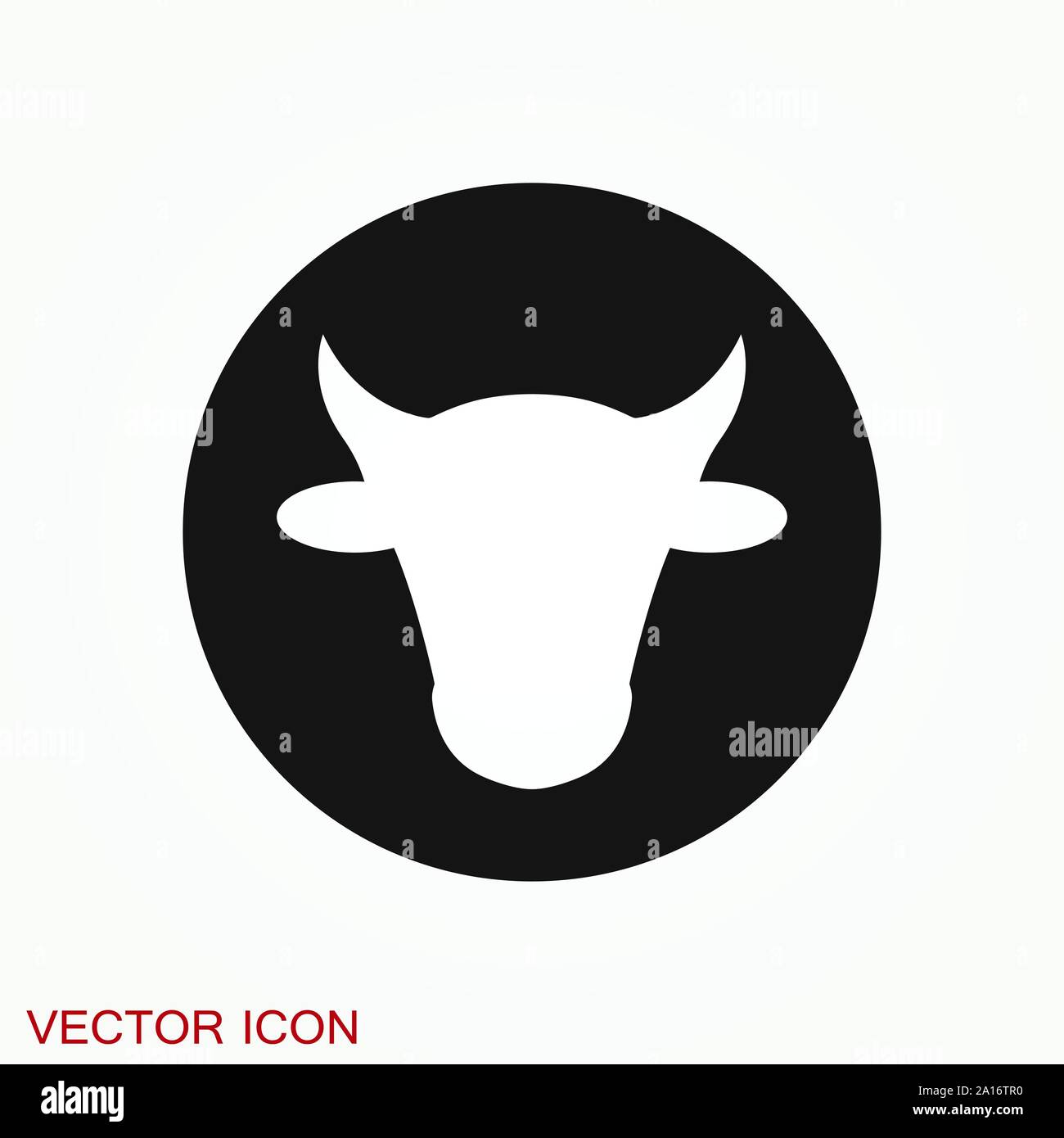Cow symbol Stock Vector Images - Alamy