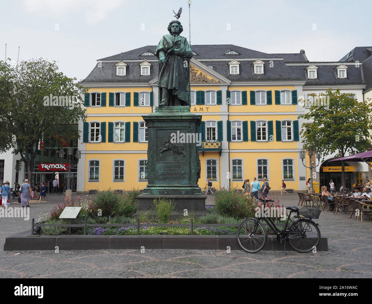 BONN, GERMANY - CIRCA AUGUST 2019: Beethoven Denkmal (unveiled 1845 ...