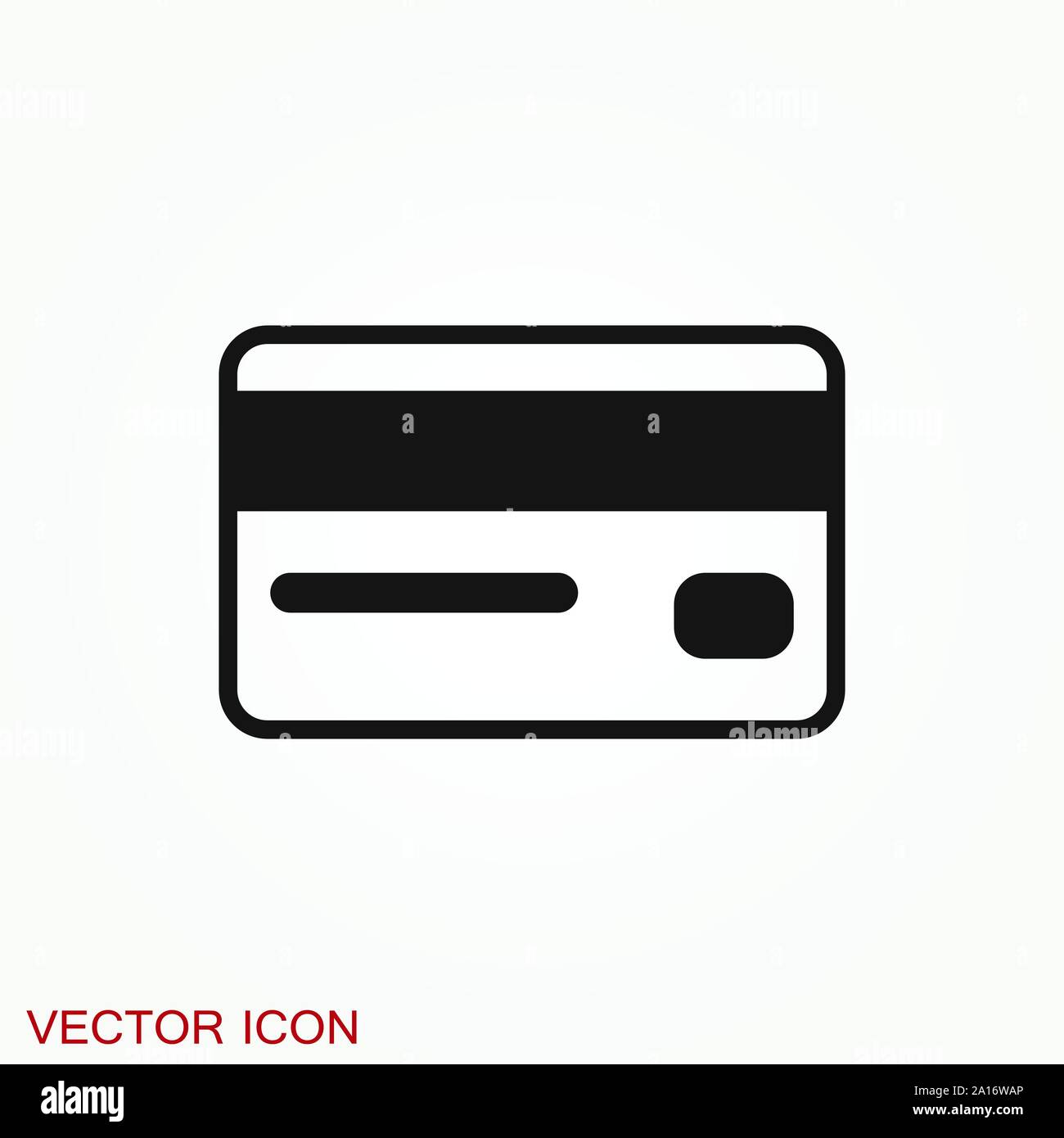 Credit Card icon vector, in trendy flat style Stock Vector Image & Art ...