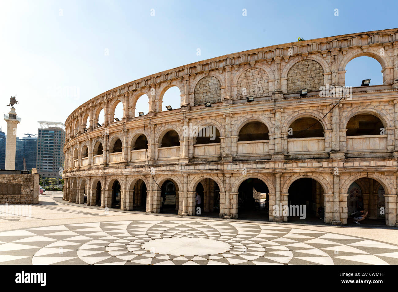 FISHERMAN’S WHARF, MACAU - Sep 21: The complex with this Roman ...