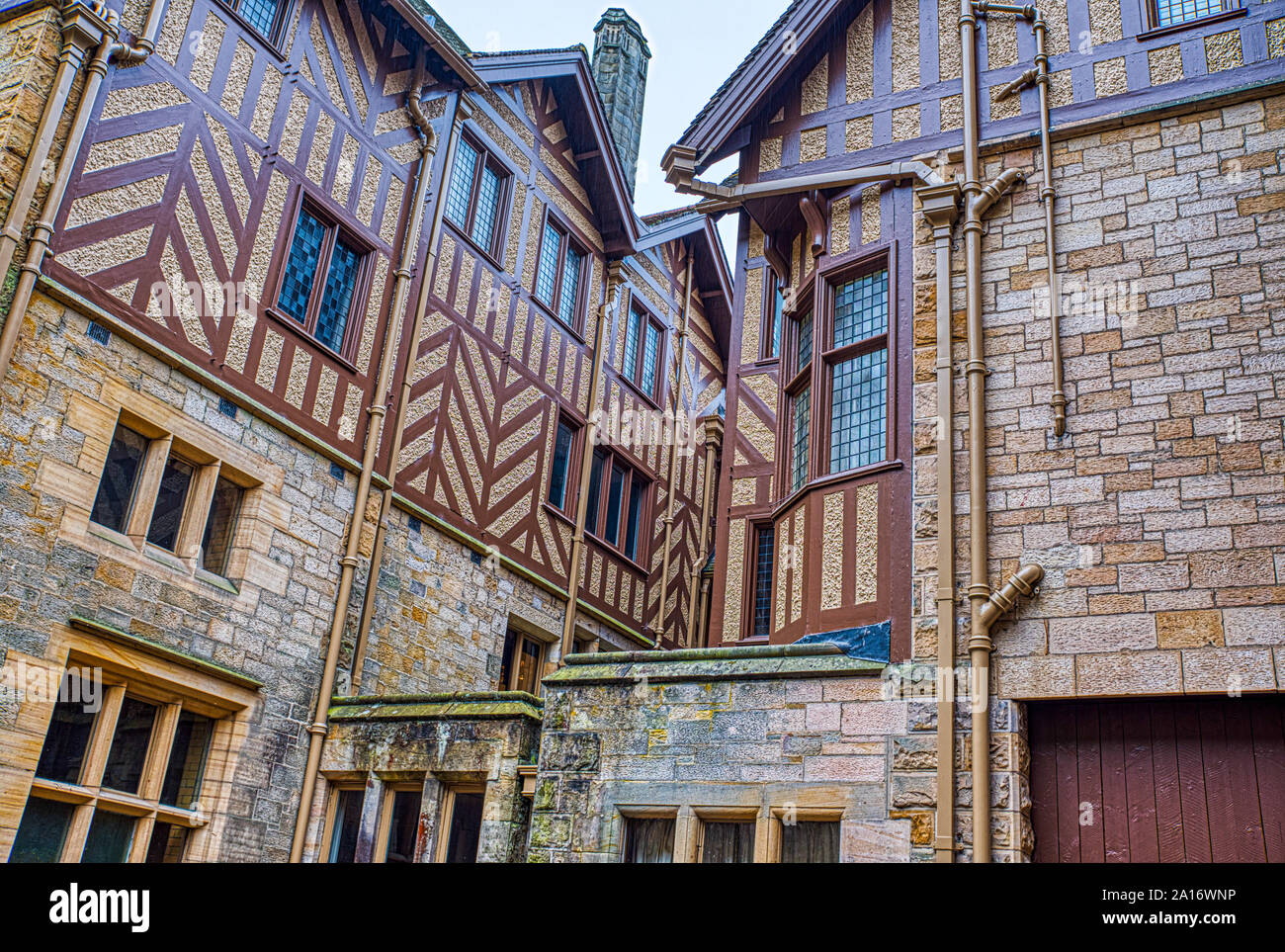 Cragside House, Northumberland, UK Stock Photo - Alamy