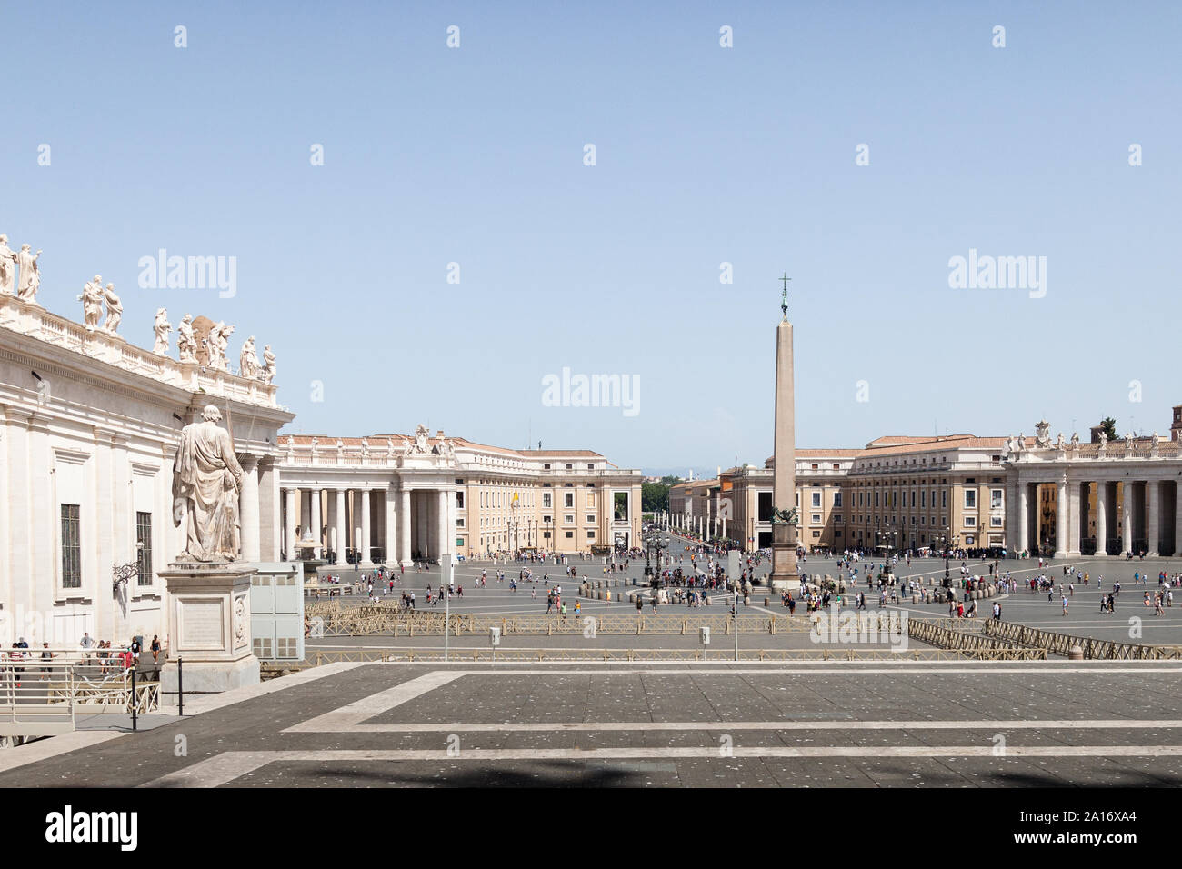 Gian Lorenzo Bernini's St. Peter's Square with Egyptian Obelisk ...
