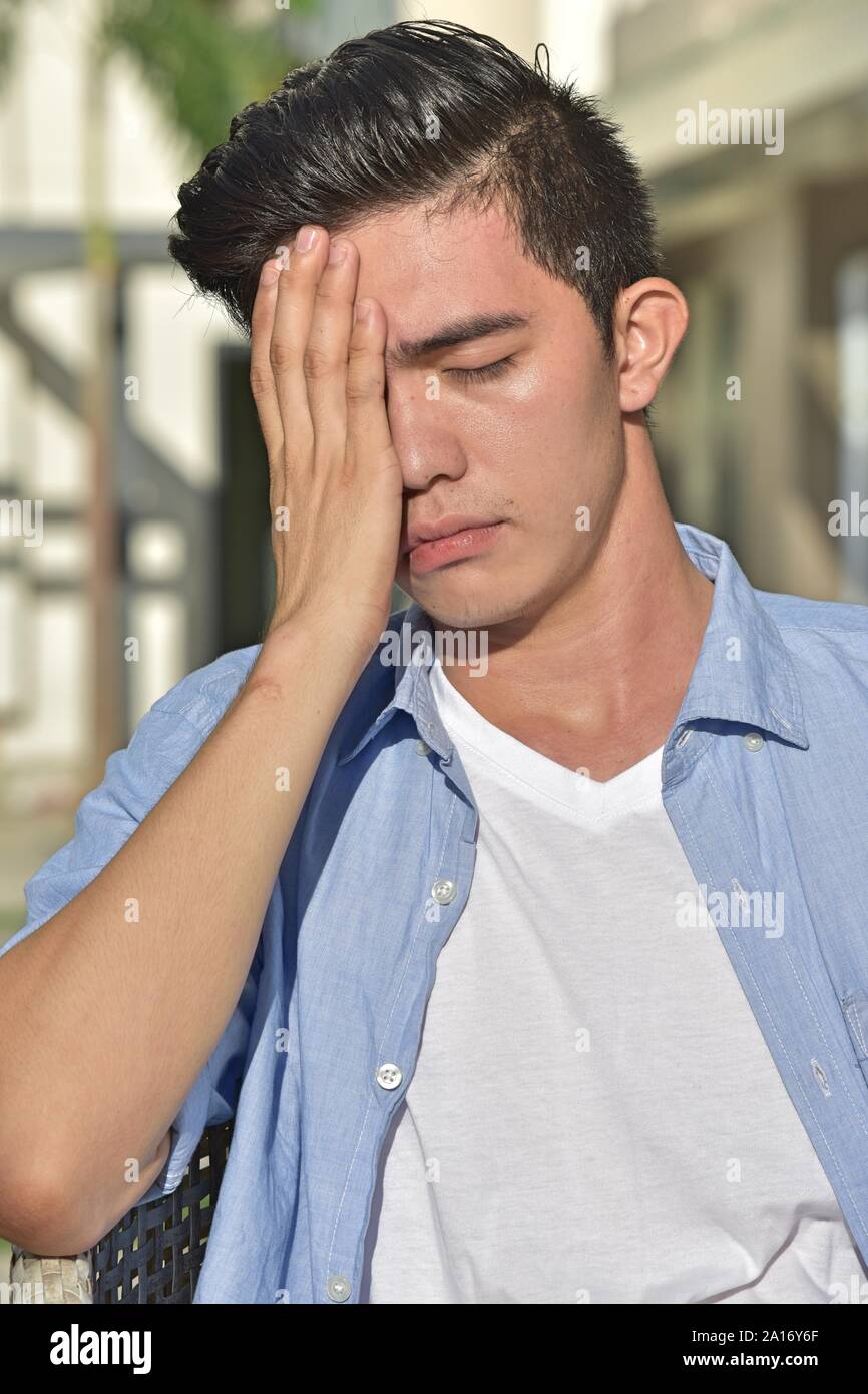 Male masculine sad hi-res stock photography and images - Alamy