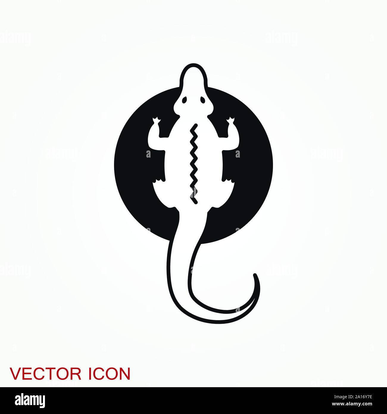 Crocodile icon. zoo animal flat design. vector symbol Stock Vector ...