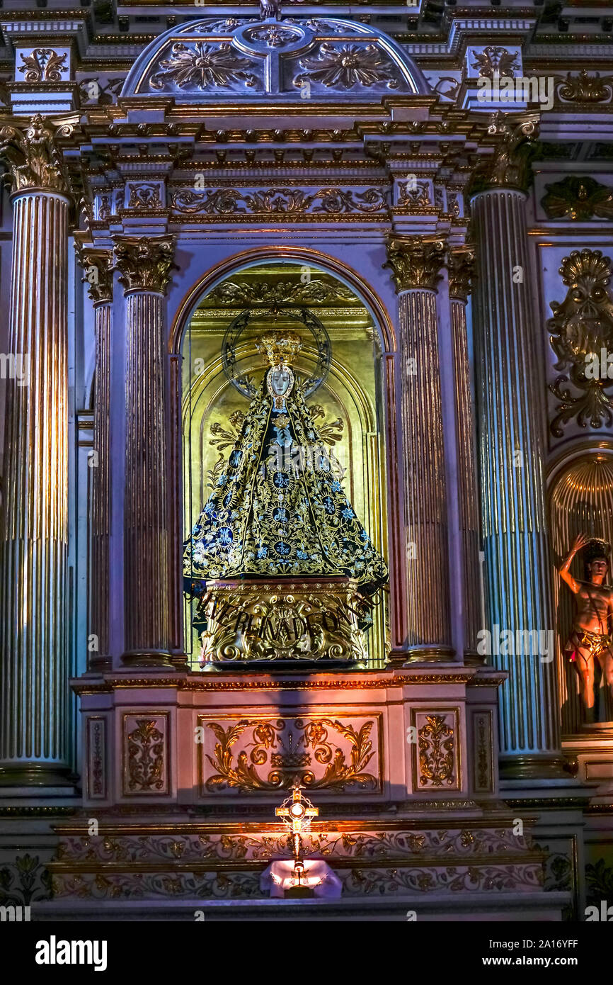 Virgin Mary Statue Altar Basilica Our Lady of Solitude Nuestra Senora ...