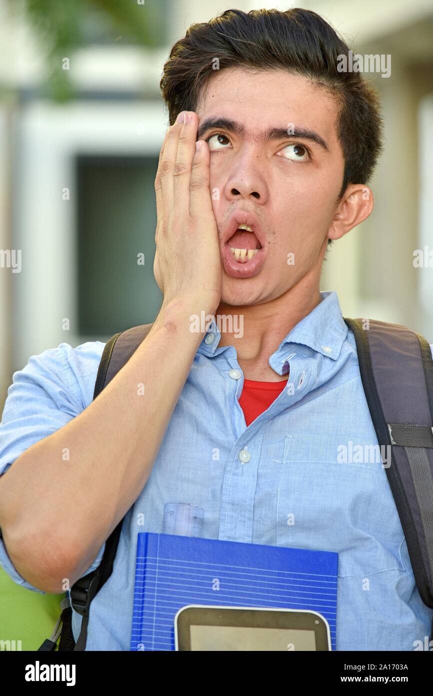 University male student under hi-res stock photography and images - Alamy