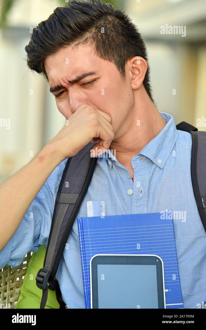Stressed adult student hi-res stock photography and images - Alamy