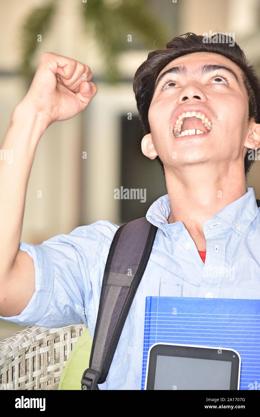 Asian male college student hi-res stock photography and images - Alamy