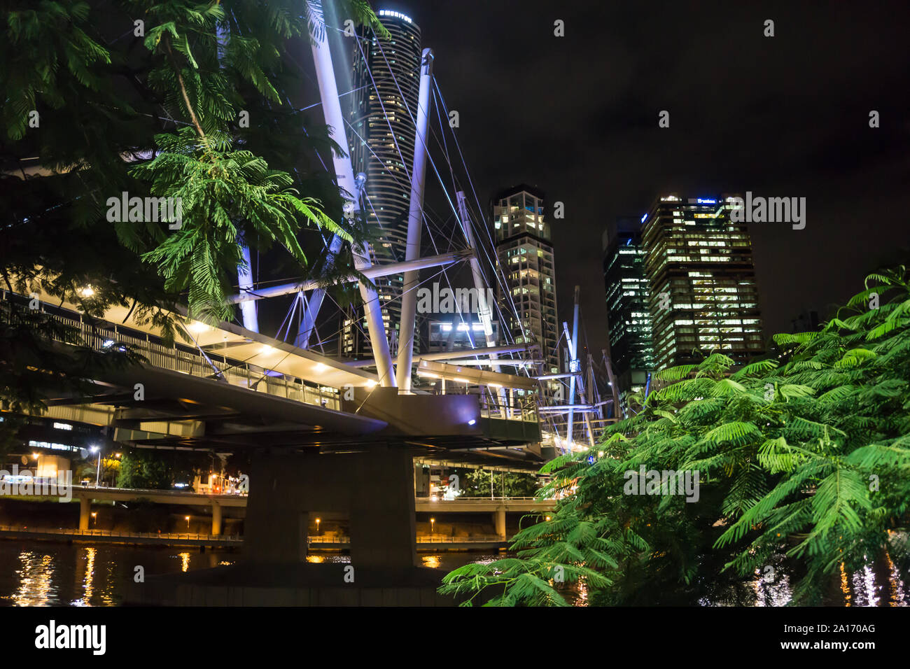 Brisbane City by Night, Australia Stock Photo - Alamy