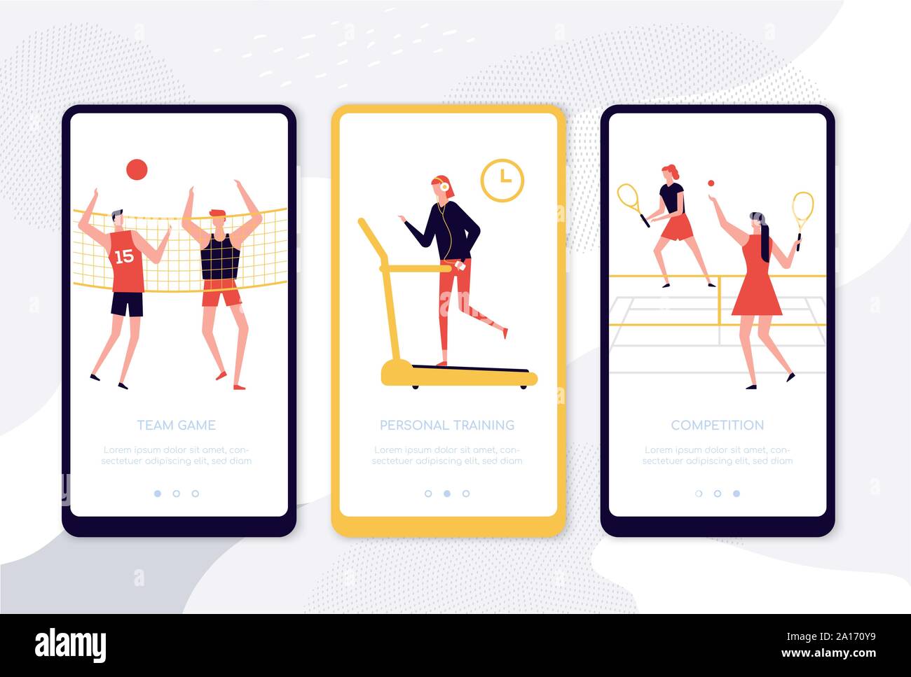 Website layout web pages Stock Vector Images - Alamy