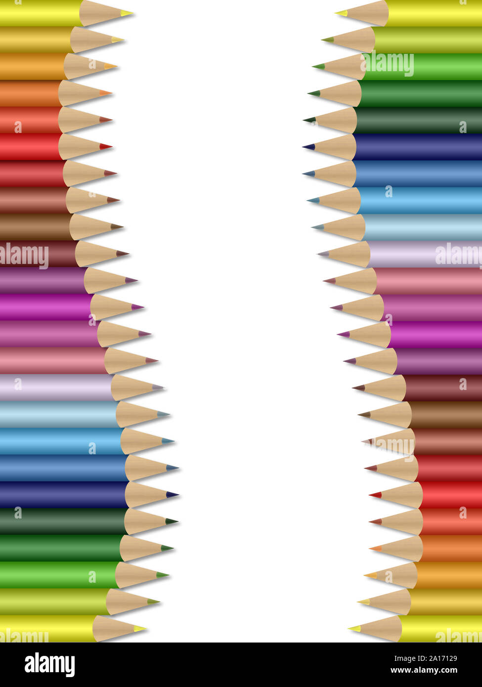 Background colored pencils 3d hi-res stock photography and images - Alamy