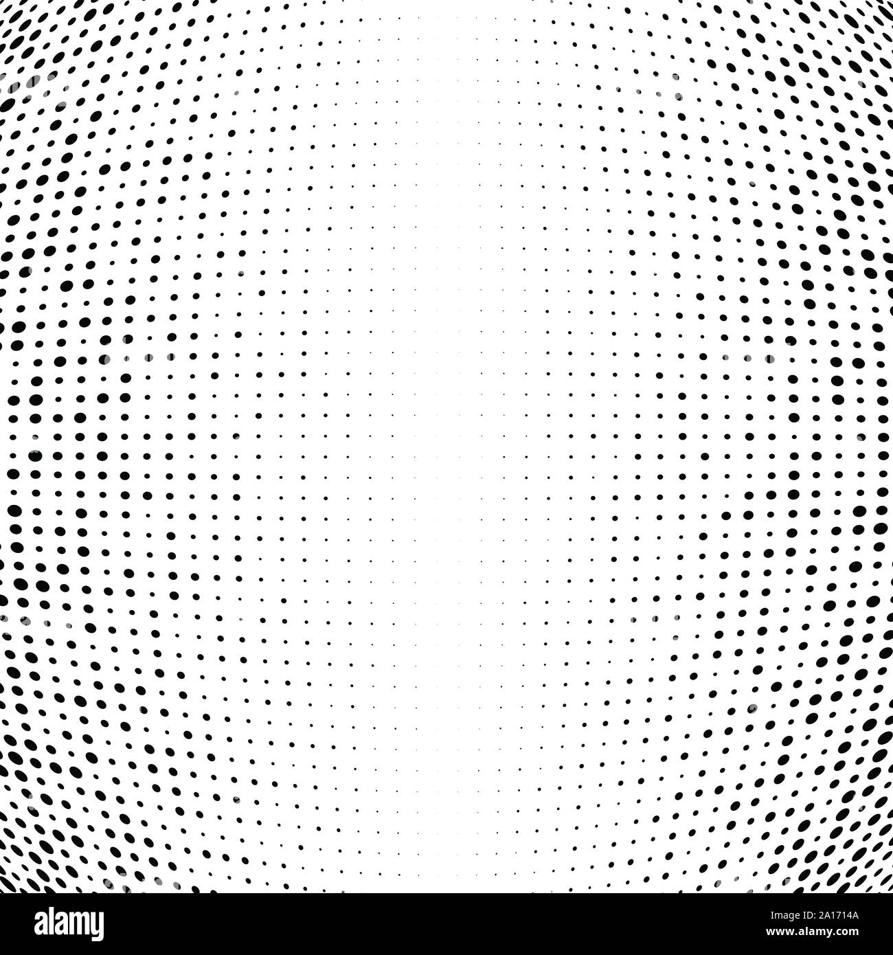 Half-tone dots. Dotted, circles pattern. Sphere, orb or globe ...