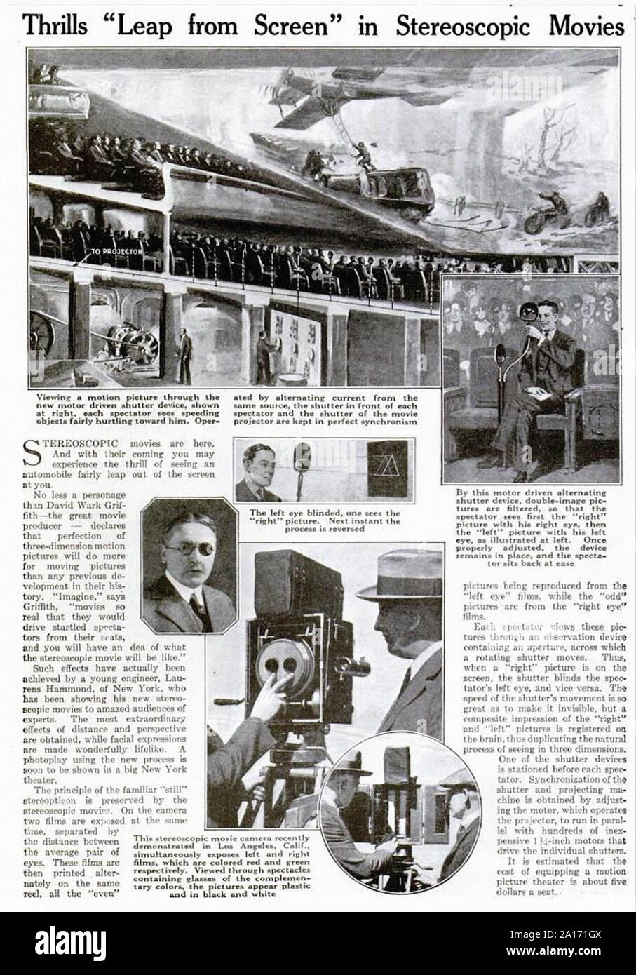 Stereoscopic Movies In 1923 - Promotional poster - Silent Movie Era ...