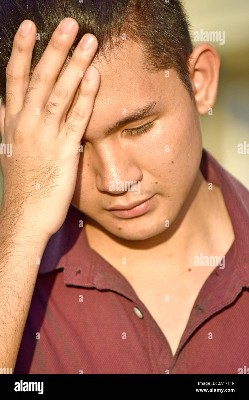A Person And Sadness Stock Photo - Alamy