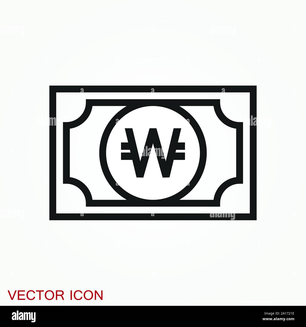 Money Currency Icon design template. Vector EPS Stock Vector Image ...